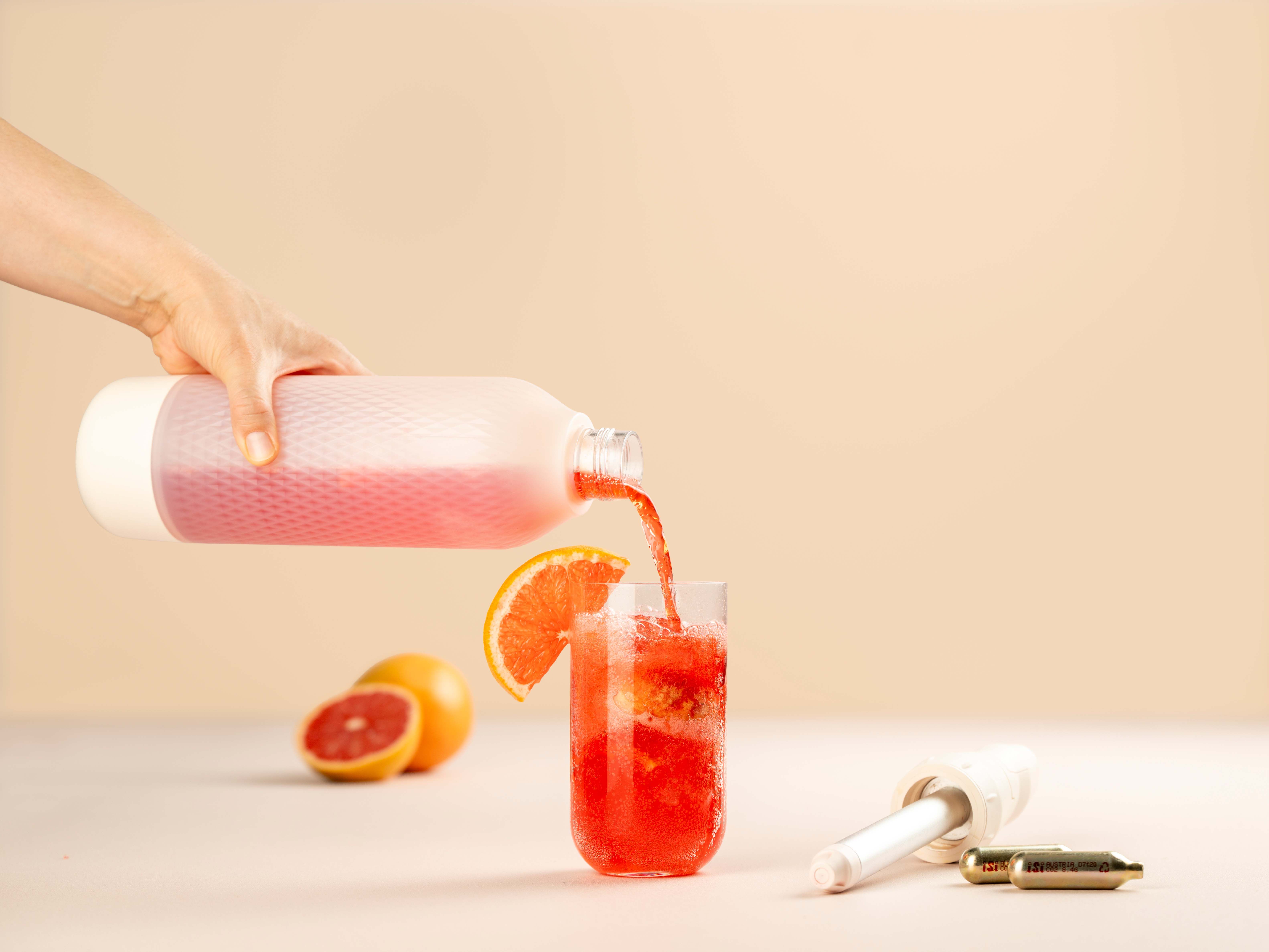 Sparkling Pomegranate Paloma Tea - iSi