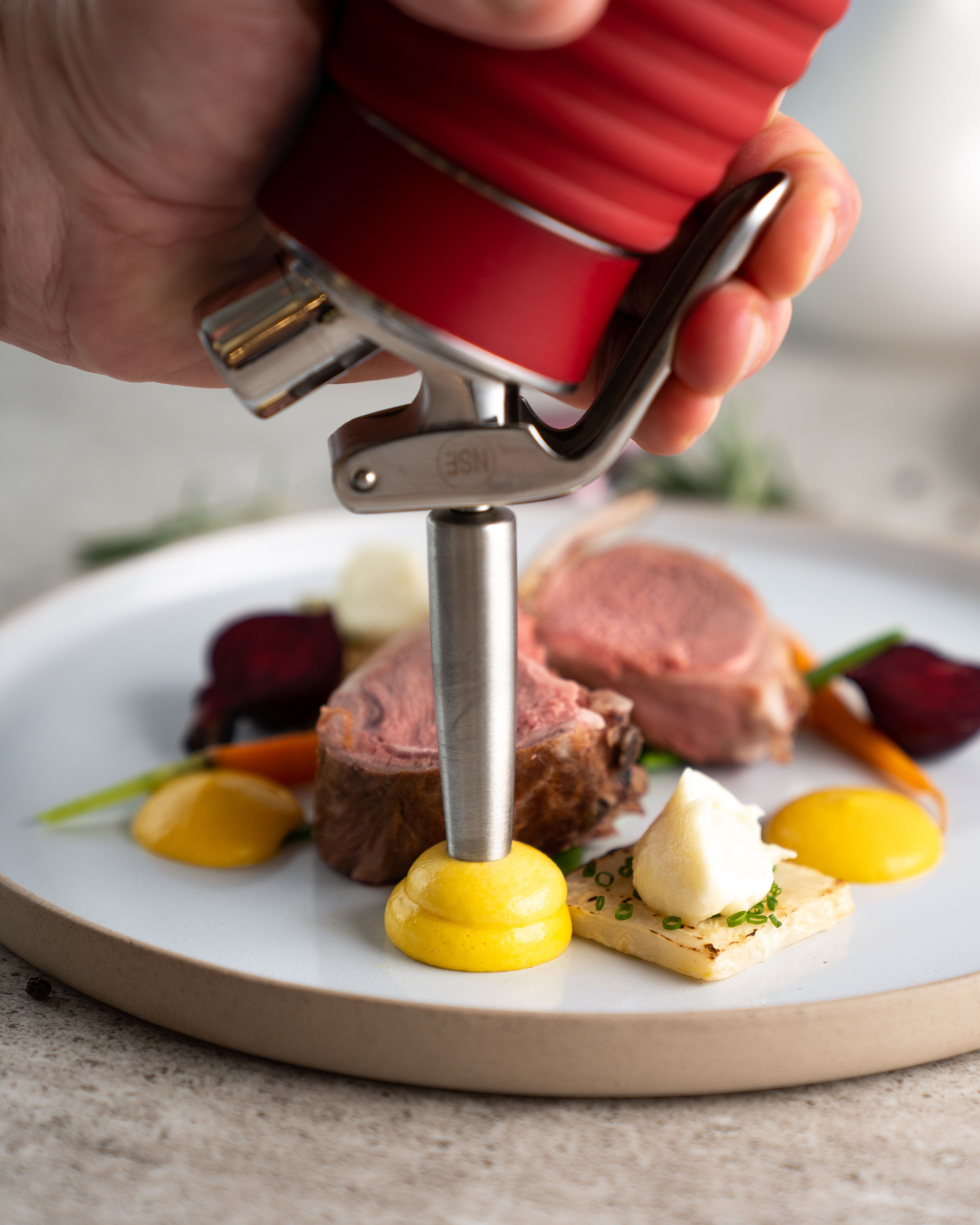 Warm Sweet Potato Espuma - iSi